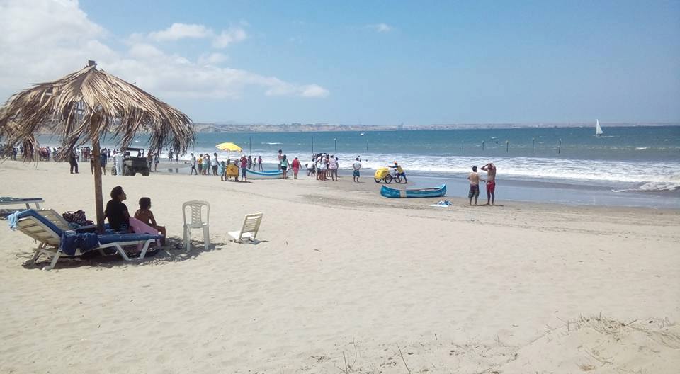 Vista Satelital de la Playa Colán en Piura en Perú, Fotos y Videos